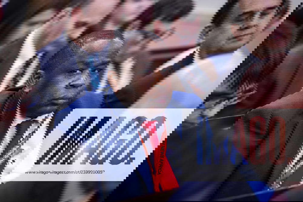 Today Africa News journalist Simon Ateba listens to White House Press ...