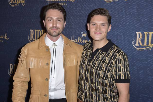 Jake Foy and Nicolas La Traverse at the premiere of the Hallmark ...