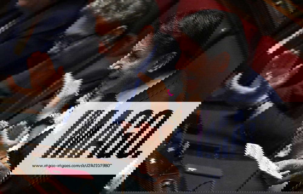 Rome: President of Movimento 5 Stelle, Giuseppe Conte, delivers a ...