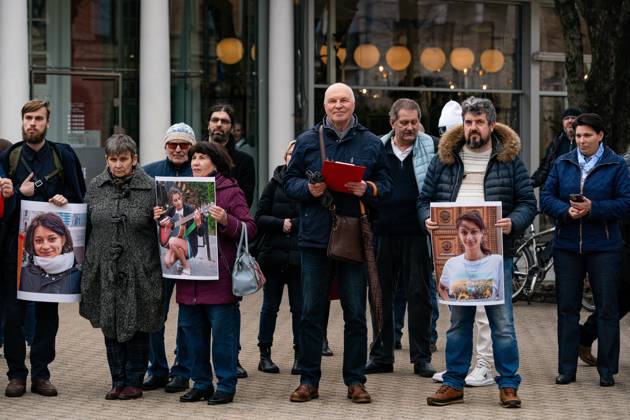 Latvia Free Speech Protection Rally 8398065 24.03.2023 People ...