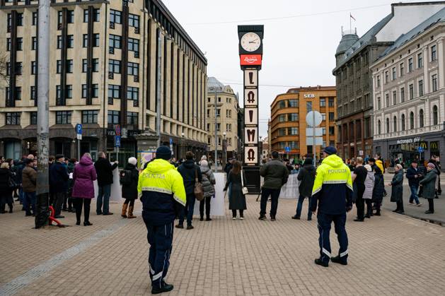 Latvia Free Speech Protection Rally 8398065 24.03.2023 People ...