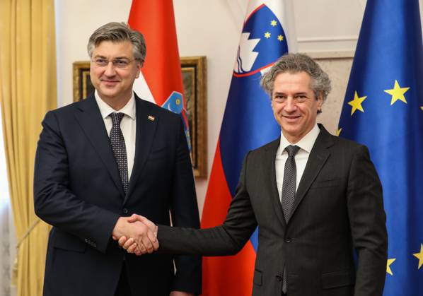 Meeting of Prime Ministers Robert Golob and Andrej Plenkovic The Prime ...