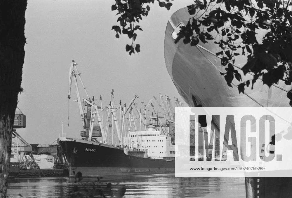 Kaliningrad, USSR. August, 1983. Kaliningrad Commercial Port. The exact ...