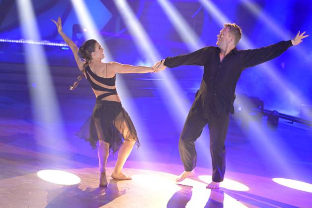 Jens Knossi Knossalla with Mariia Maksina in the sixth live show of the ...