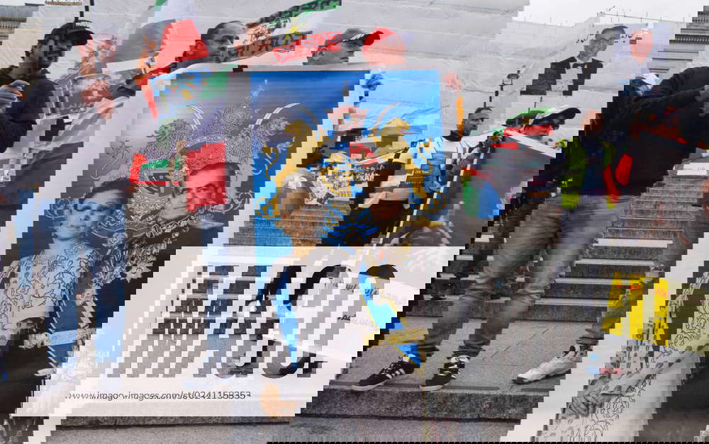 April 1, 2023, London, England, United Kingdom: Protesters hold a ...