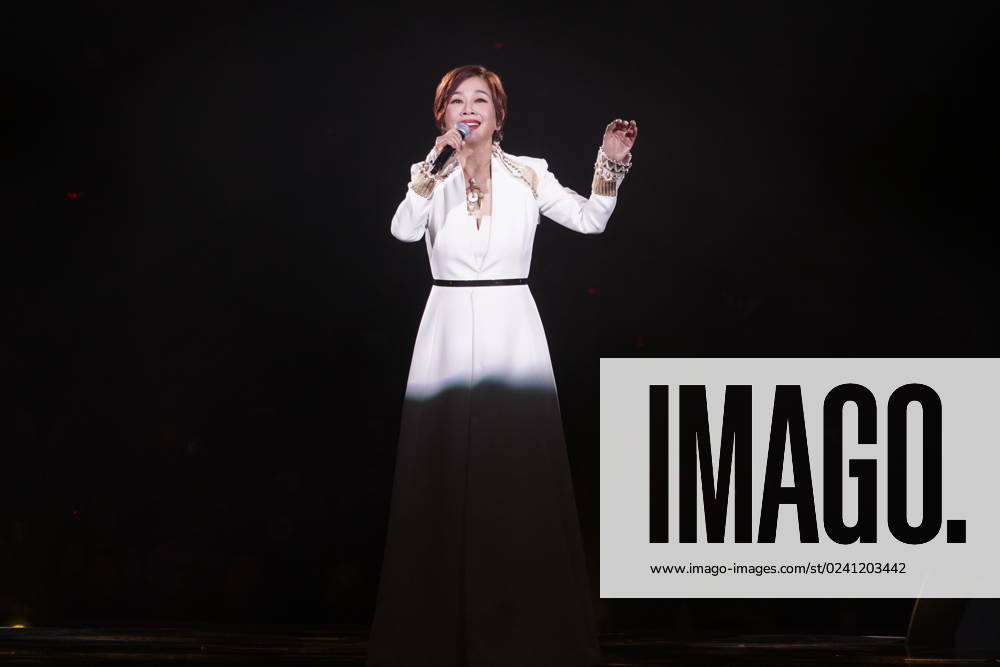 HONG KONG, CHINA - APRIL 01: Singer Nadia Chan Chung Ling performs on ...