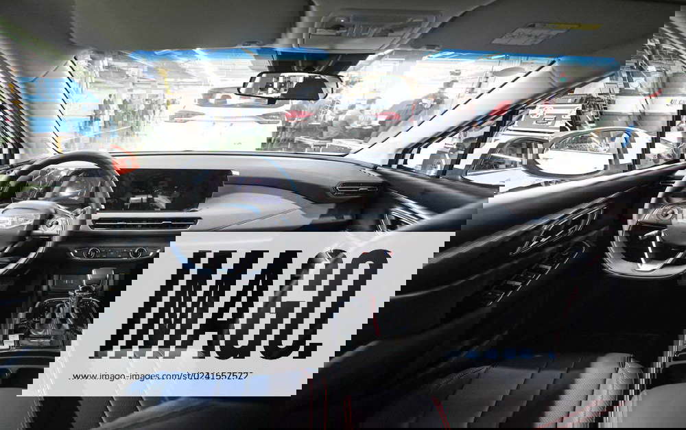 RUSSIA, KALININGRAD - APRIL 4, 2023: The interior of a BAIC X35 car is ...