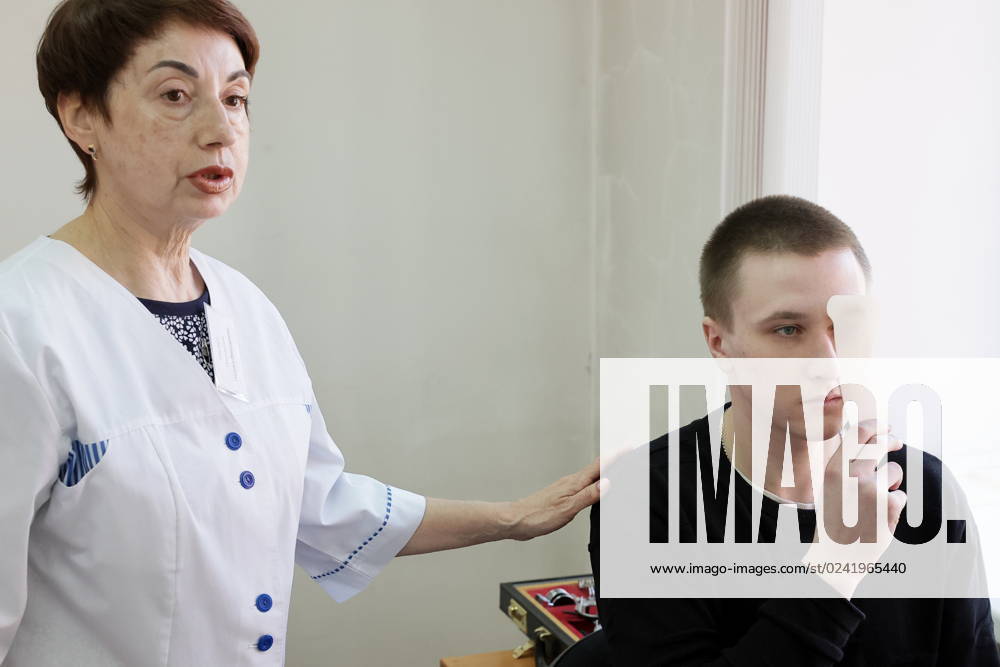 RUSSIA, SVERDLOVSK REGION - APRIL 7, 2023: A Russian Army conscript ...