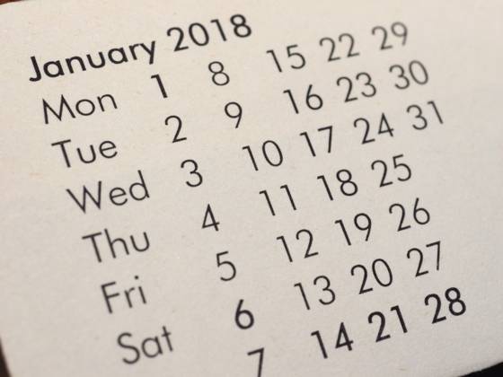 Detail of a calendar page with dates, 15505892, calendar, page, detail ...