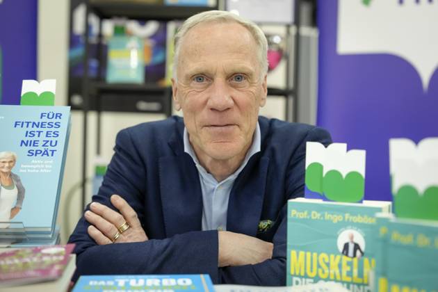 FIBO 2023 with sports scientist Froboese Dr Ingo Froboese the sports ...