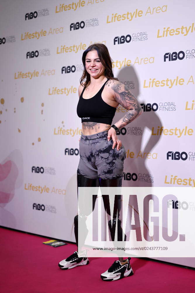 Fitness Influencer Angie Berbuer at the Leading International Trade ...