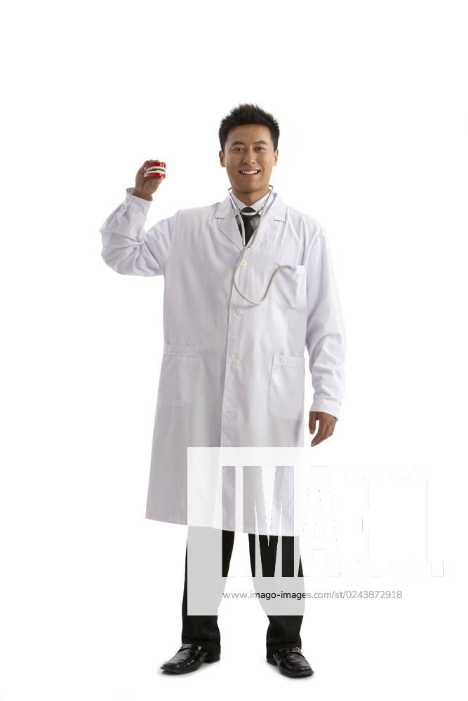 Portrait of young Chinese healthcare worker Beijing China