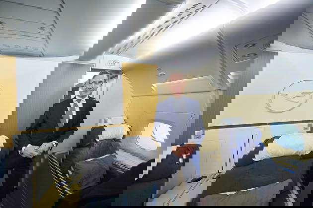 Jens Ritter, Chief Executive Officer (CEO)Lufthansa Airlines at a Press ...