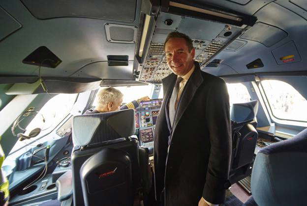 Jens Ritter, Chief Executive Officer (CEO)Lufthansa Airlines at a Press ...