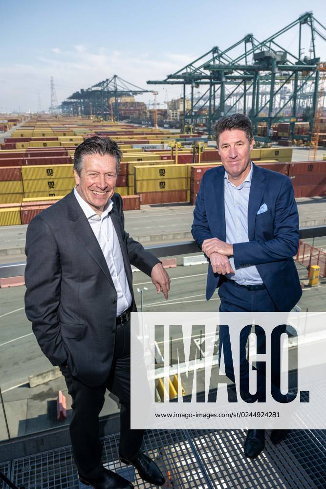 MSC Belgium CEO Marc Beerlandt and MPET terminal director Dirk ...