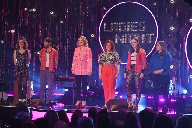 Lucie Mackert and Peter Fischer are MACKEFISCH, l r, Lisa Feller ...