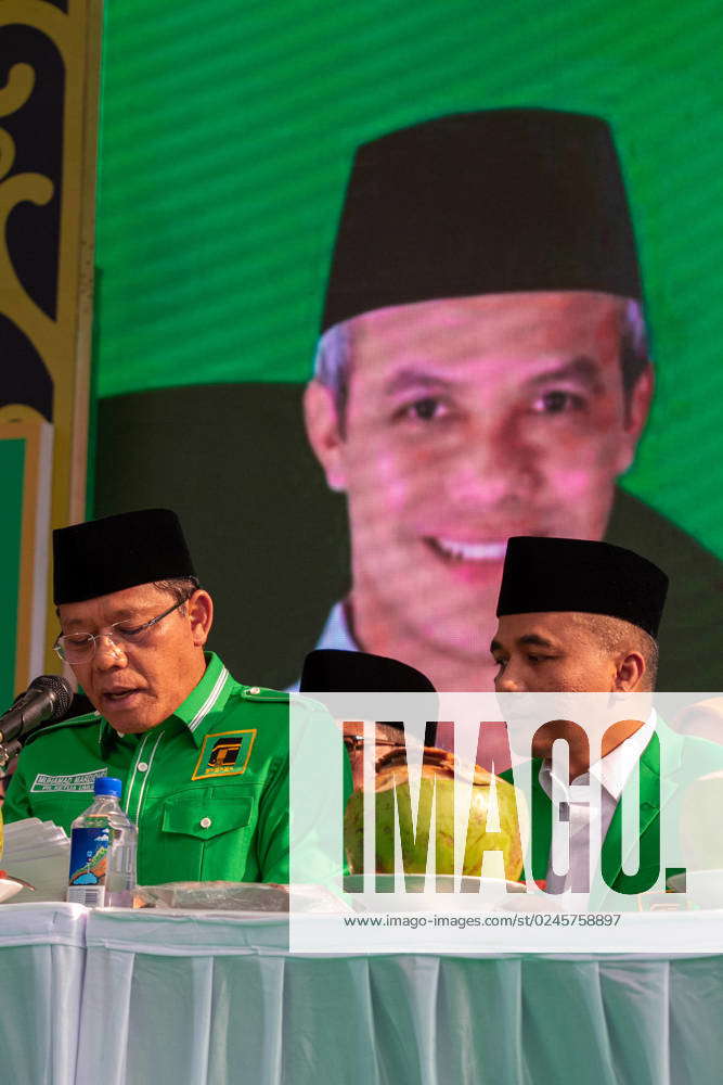 Indonesia Politics Party officials from Unity Development Party during ...