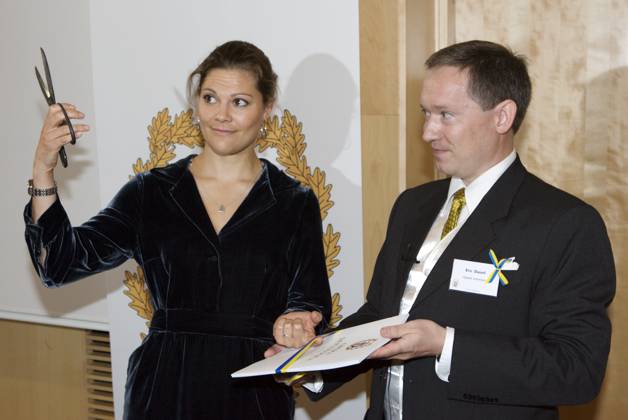 UPPSALA 2007 09 14 Crown Princess Victoria inaugurates Svampens hus in ...