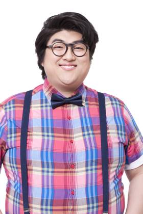 Portrait of fashionable Chubby Chinese man Beijing