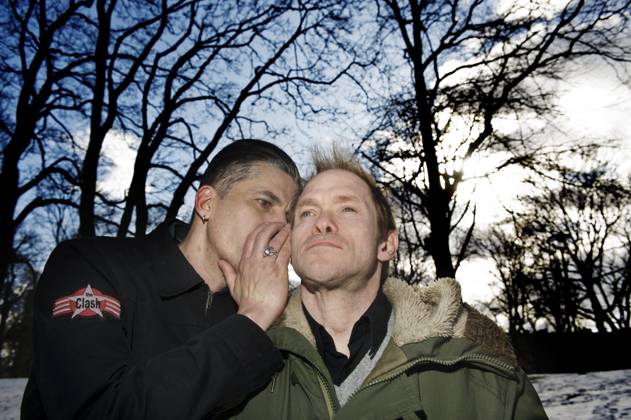 STOCKHOLM 20090324 Bassist Mats Hellqvist and guitarist Conny Nimmersjö are two of the members of