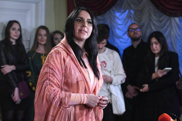 KYIV, UKRAINE - Jamala, a Ukrainian singer of Crimean Tatar descent who ...