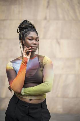 Actress Ruby Commey portrays the role of Hagen Brynhild is the name of ...