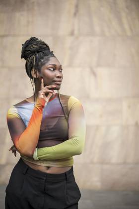 Actress Ruby Commey portrays the role of Hagen Brynhild is the name of ...