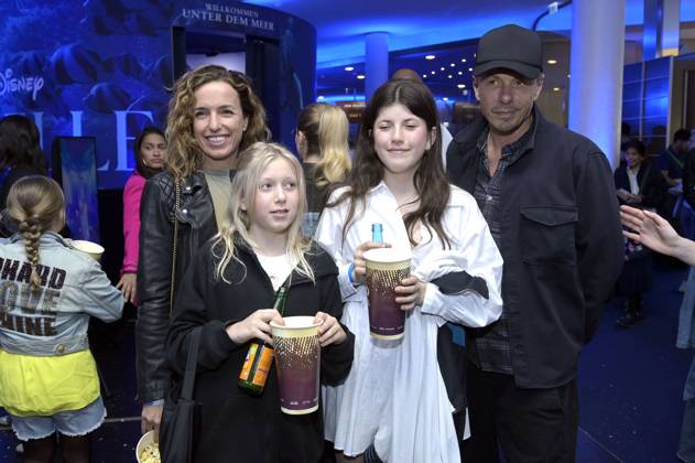 Michi Beck with wife Uli Beck and daughters Poppy and Romy at the ...