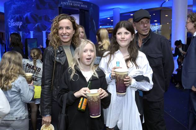 Michi Beck with wife Uli Beck and daughters Poppy and Romy at the ...