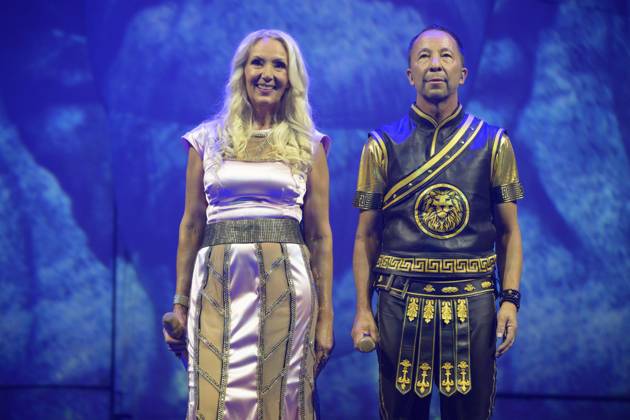 DJ BoBo RenÃ Peter Baumann with Nancy Baumann wife of DJ BoBo EVOLUT30N ...