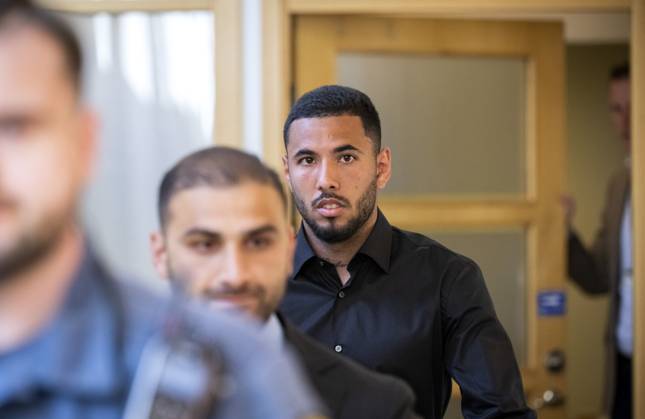 MALMÖ, SWEDEN 20230531 Lawyer Abraham Zeito and Sergio Pena entering ...