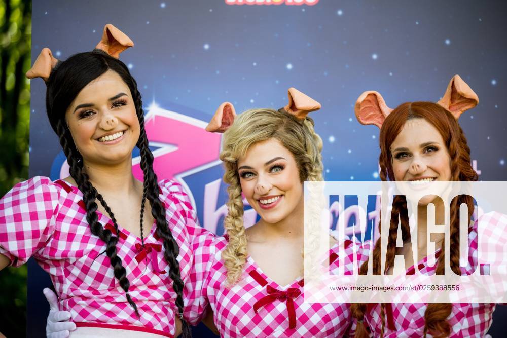 Marthe De Pillecyn of K3, Julia Boschman of K3 and Hanne Verbruggen of ...