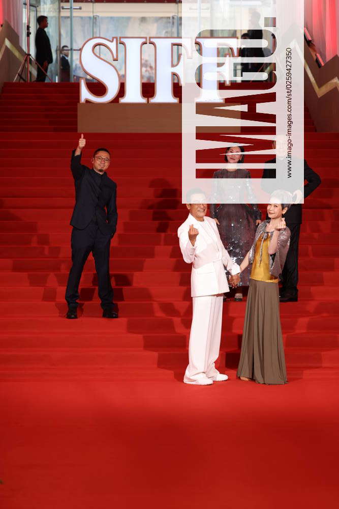 SHANGHAI, CHINA - JUNE 09: Director Han Yan, actor Tony Leung Ka-fai ...