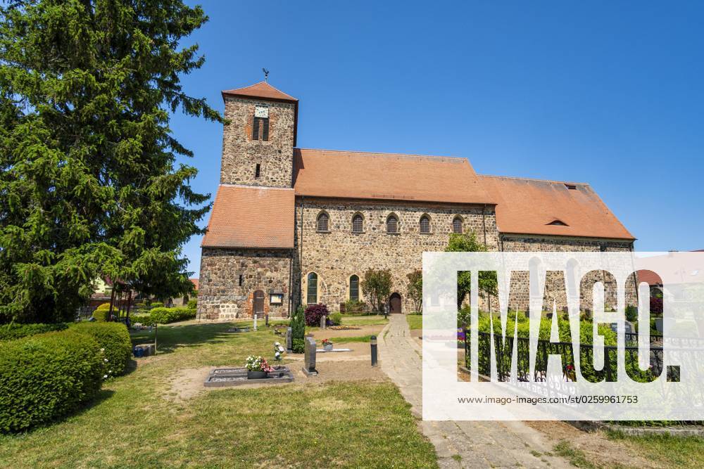 Village church Falkenhagen Mark, Brandenburg, Germany, Europe