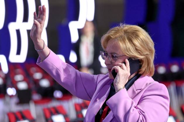 RUSSIA, ST PETERSBURG - JUNE 16, 2023: Veronika Skvortsova, head of the ...