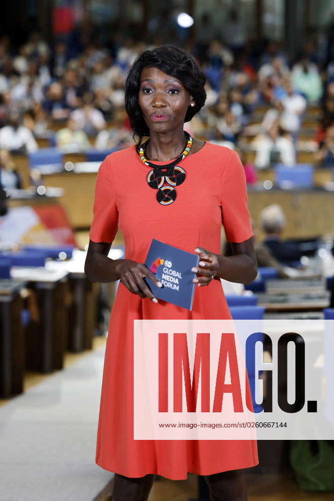 Journalist Liz Shoo at the Deutsche Welle Global Media Forum in the ...