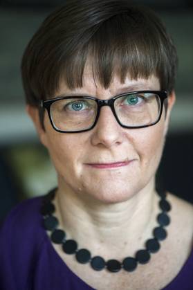 NORRTÄLJE 20141125 Author Katarina Kieri photographed for her 50th ...