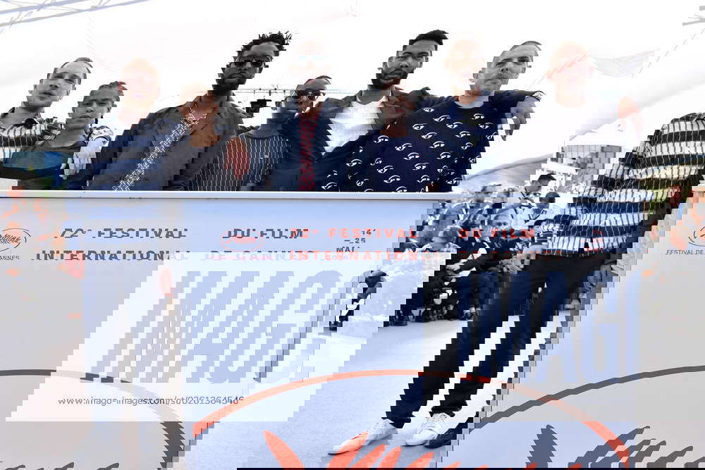 Cannes - Les Miserables Photocall Damien Bonnard, Djebril Didier Zonga ...