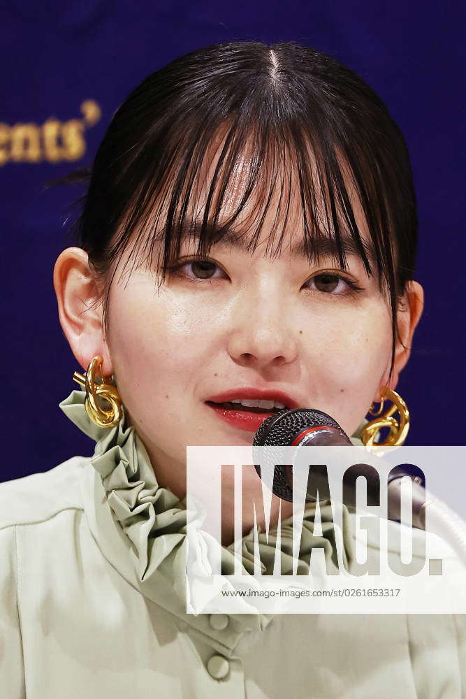 Tokyo, Japan: Japanese actress Anna Yamada speaks during a Q&A session for the film Mountain Woman