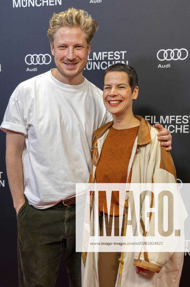 Anton Rubtsov and Anne Düe at the premiere of the Warner TV miniseries Boom Boom Bruno at the