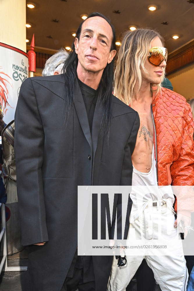 PFW Vivienne Westwood Outside Arrivals JR Rick Owens, Tyrone Susman ...