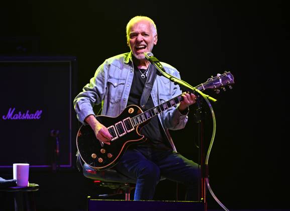 Peter Frampton performs during The Never Say Never Tour at Hard Rock ...