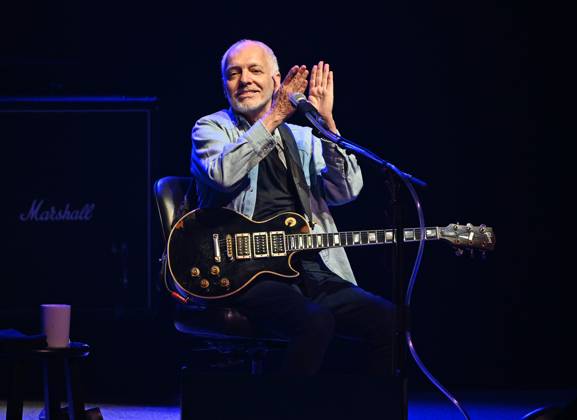 Peter Frampton performs during The Never Say Never Tour at Hard Rock ...