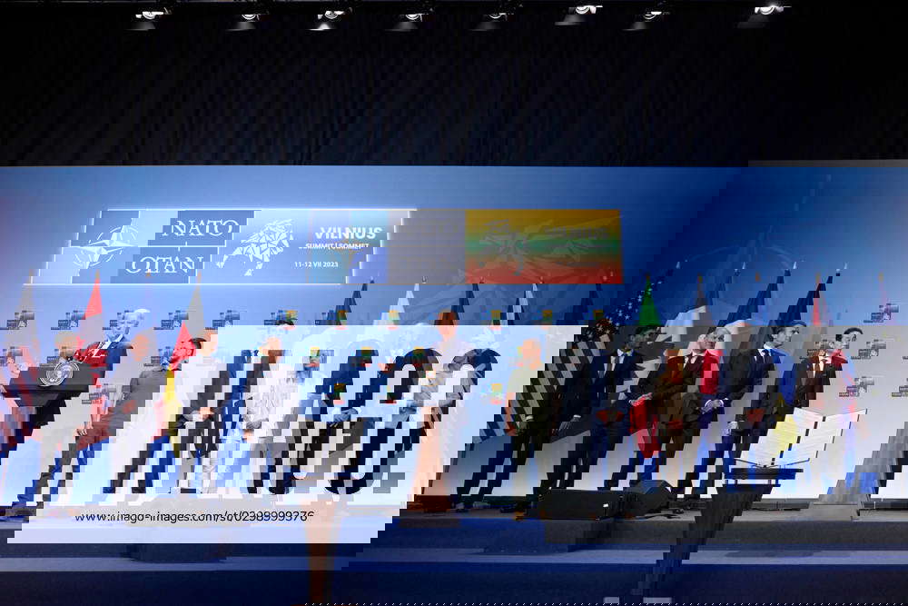 NATO Summit With Zelensky Handout photo shows Britain s Prime Minister ...