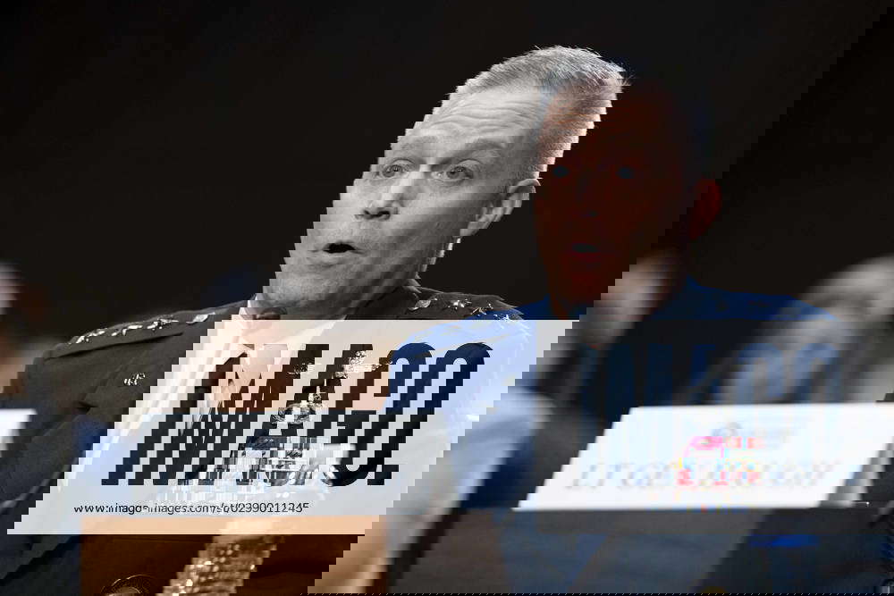 Air Force Lt. Gen. Timothy Haugh testifies during a Senate Select ...