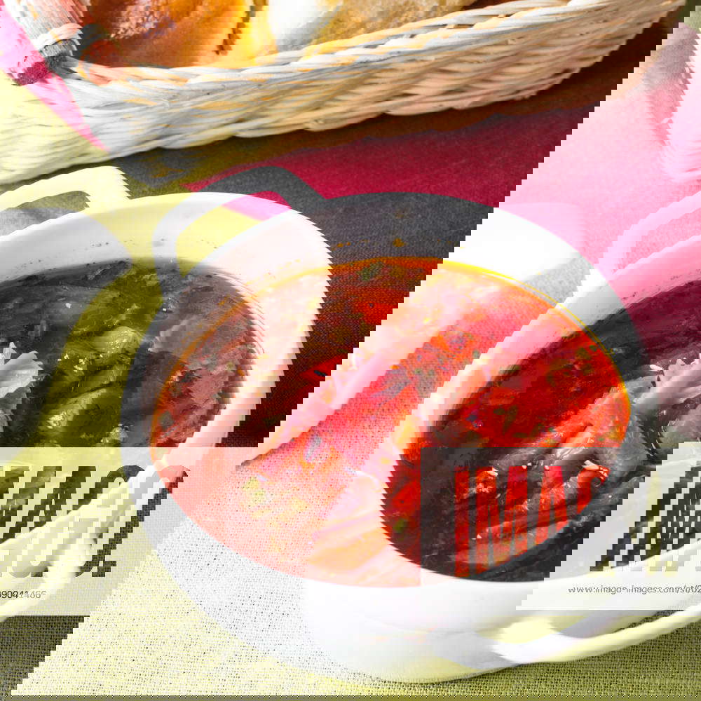 Russian cuisine - borsch Russian cuisine - borsch - beetroot soup in a bowl