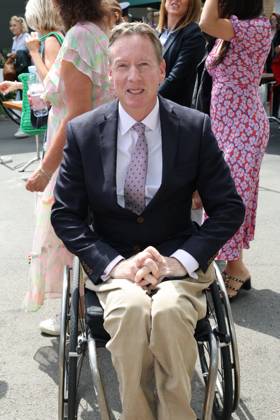 . 13 07 2023. London, United Kingdom. Frank Gardner and partner ...