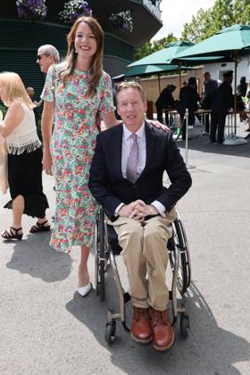 . 13 07 2023. London, United Kingdom. Frank Gardner and partner ...