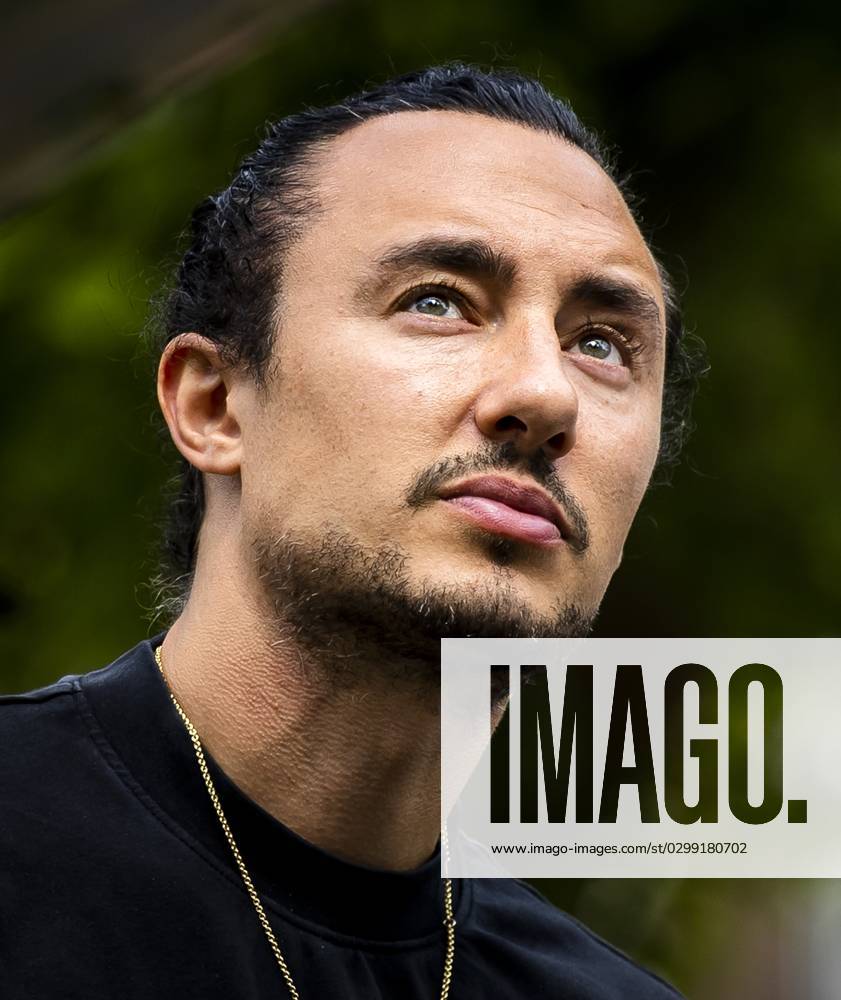 AMSTERDAM - Artist Joseph Klibansky during the installation of the ...