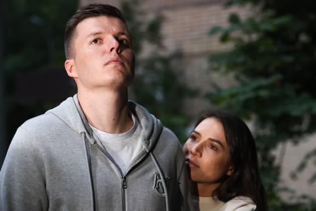 RUSSIA, MOSCOW - : Russian bloggers Artyom Chekalin and Valeria Lerchik ...